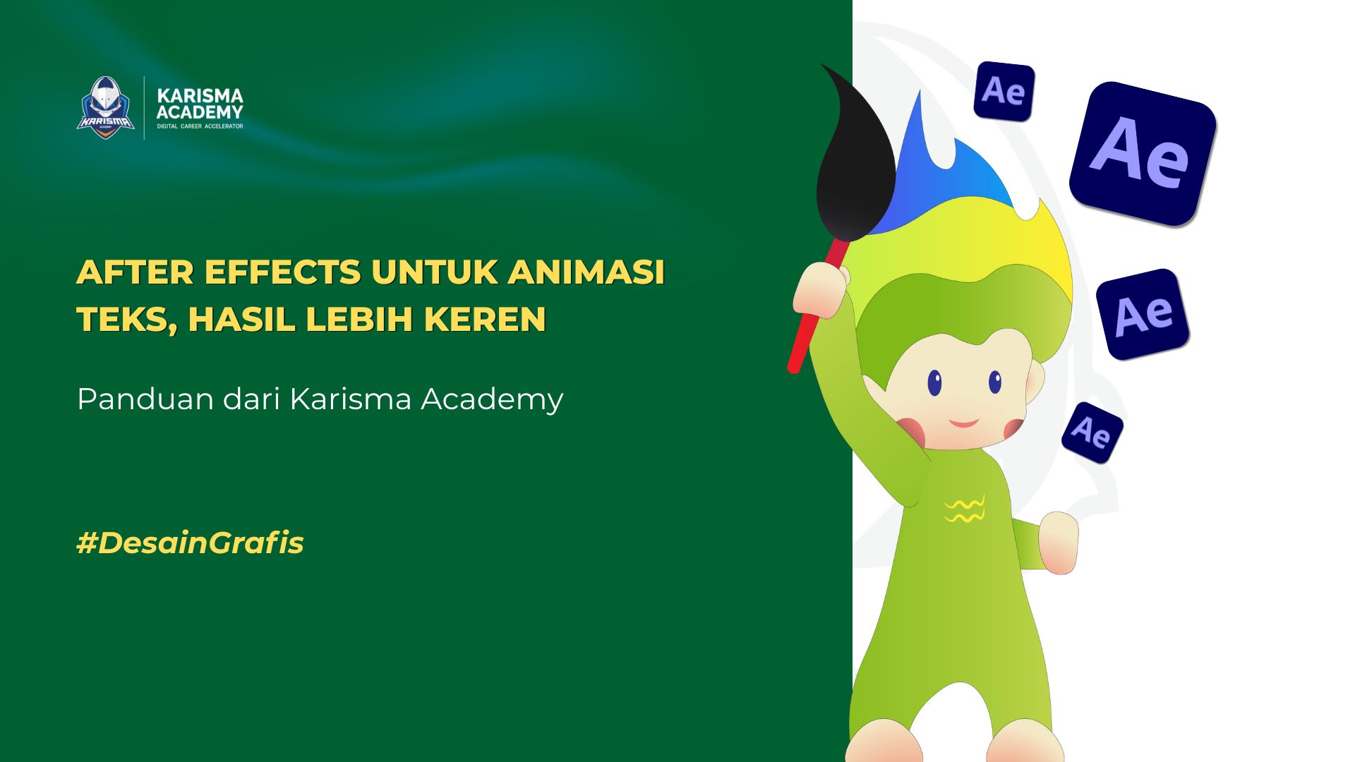 After Effects untuk Animasi Teks, Hasil Lebih Keren
